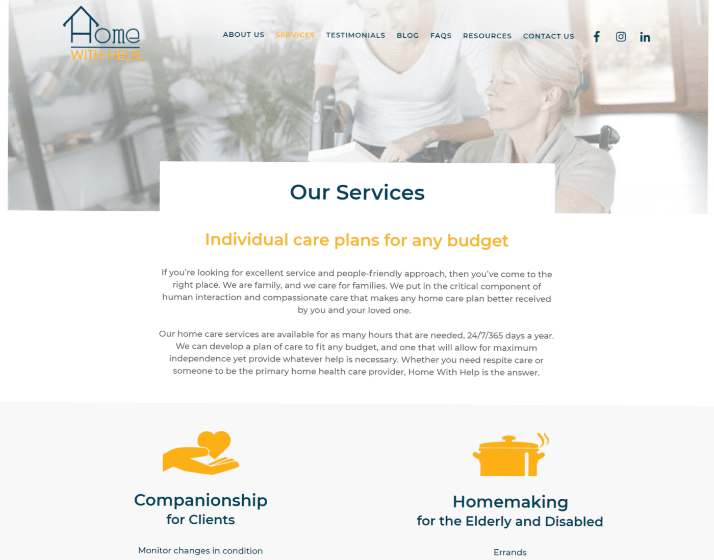 Project Spotlight: Home With Help Website Refresh | Hammersmith Support