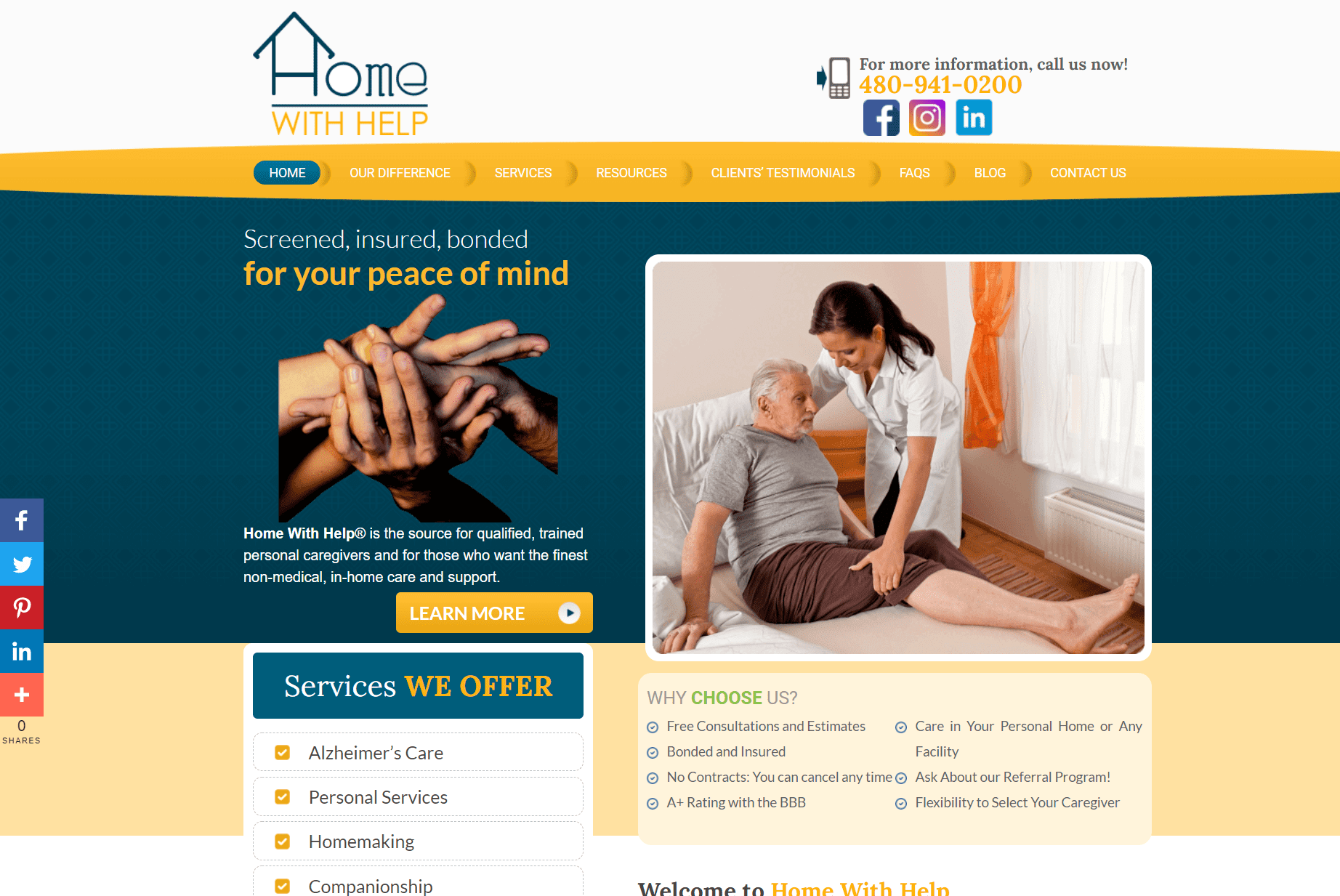 Project Spotlight: Home With Help Website Refresh | Hammersmith Support